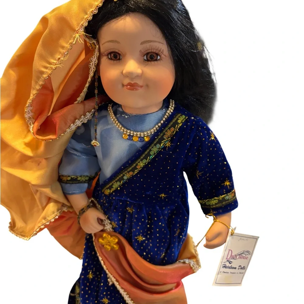 Duck House | Other | Duck House Indian Heirloom Doll Aashi 75500 Wood ...